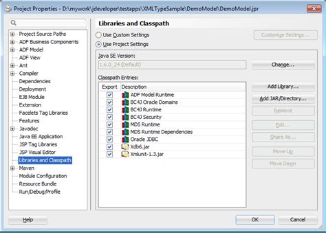 Using Xmltype With Adf Business Components