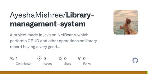 GitHub AyeshaMishree Library Management System A Project Made In Java On NetBeans Which