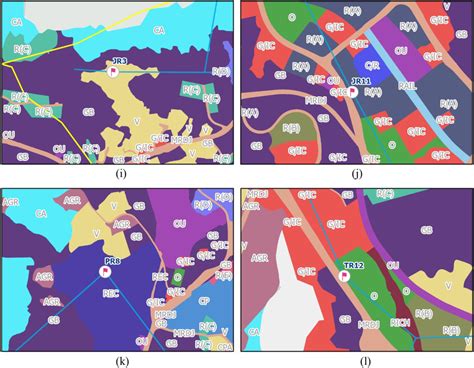 The Distribution Maps Of Geographical Condition For Monitoring Stations