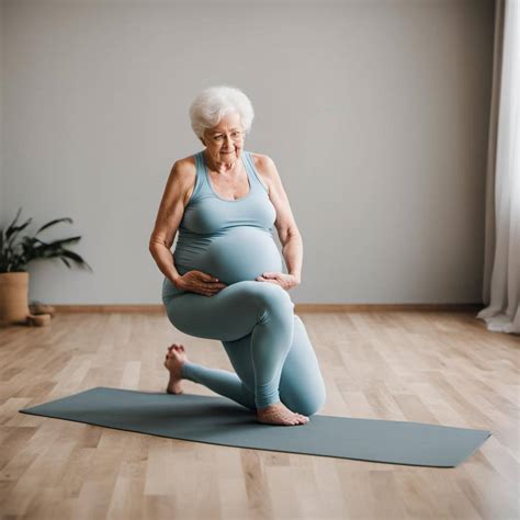 Grandma Pregnant Yoga Class By Preggo1001 On Deviantart