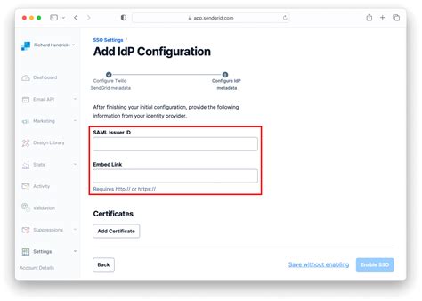 Saml V2 And Sendgrid