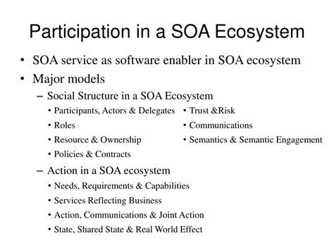 Ppt Overview Of Oasis Soa Reference Architecture Foundation Soa Raf Powerpoint Presentation