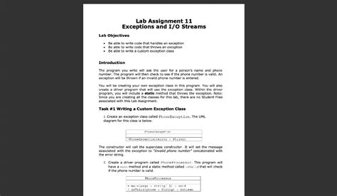 Solved Lab Objectives Be Able To Write Code That Handles