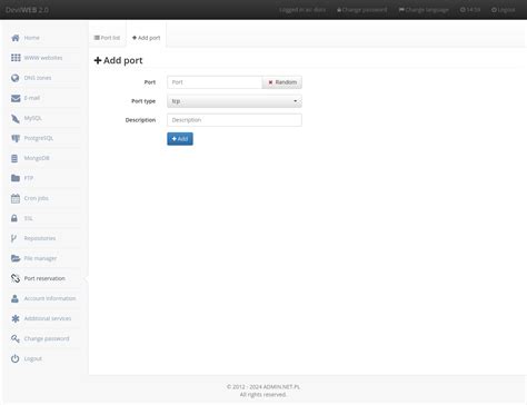 Port Reservation Documentation