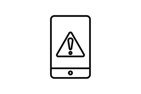 Phone Error Icon Graphic By Asobahus · Creative Fabrica