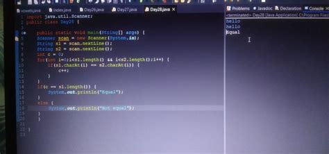 🚀30dayscodeattap Challenge Day 28 A Program That Checks Whether Two
