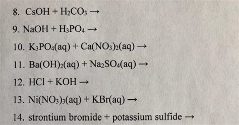 Solved Write Balanced Molecular Complete Ionic And Net Chegg
