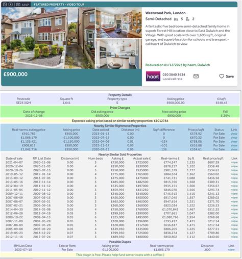 Rightmove Property Notes Plugin V2 House Prices And The Economy