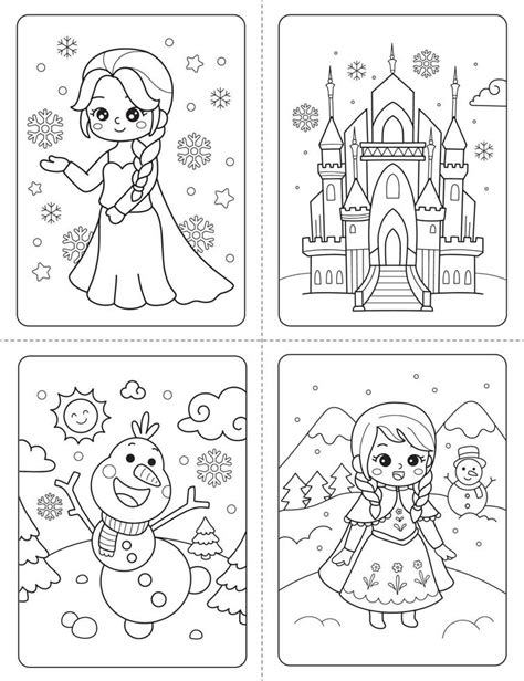 Coloring Pages Frozen Characters 2025