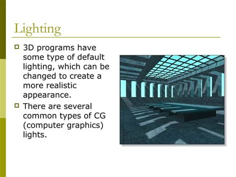 Basic Rendering Techniques Ppt 3 D Graphics Computer Software And
