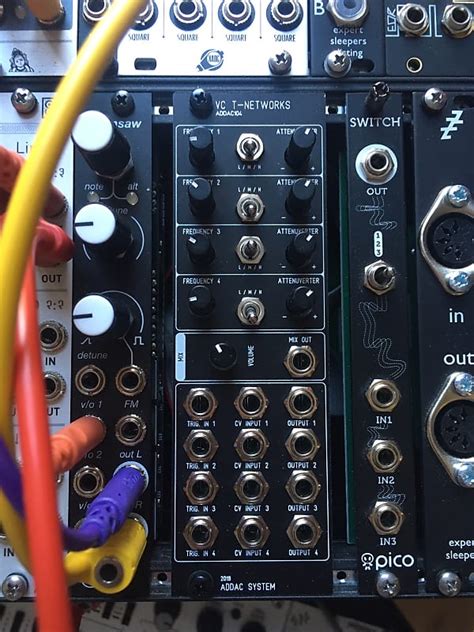 ADDAC System 104 VC T Networks Black Reverb