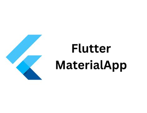 Flutter Materialapp Widget Complete Guide