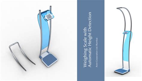 Weighing Scale With Automatic Height Detection By Abneet Chauhan At Coroflot Com