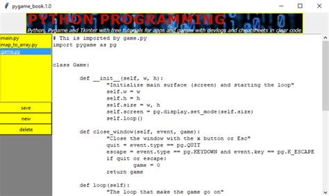 Pygamebook Part 2 Python Programming