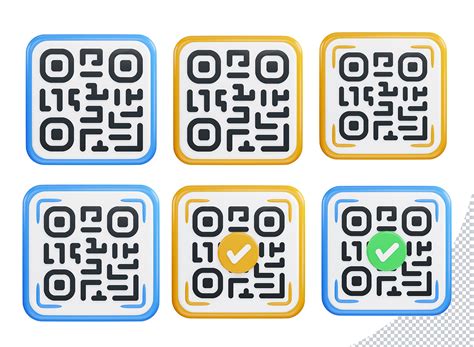 QR Code Set D Vector Icon Illustration Graphic By Crop Dbusiness Creative Fabrica