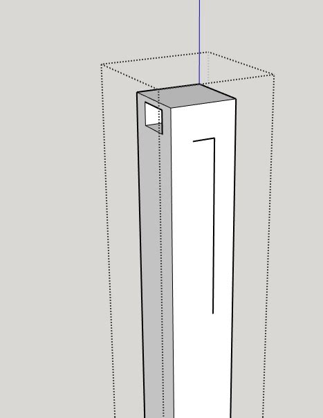 Tenon Interference Sketchup Sketchup Community