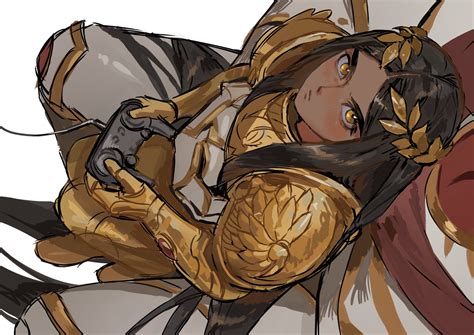 Emperor Of Mankind And Horus Lupercal Warhammer 40k Drawn By Rora