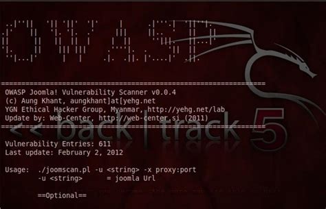 Penetration Testing With The Joomla Security Scanner Infosec