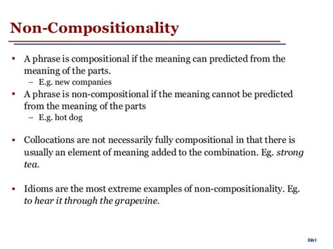 compositional meaning