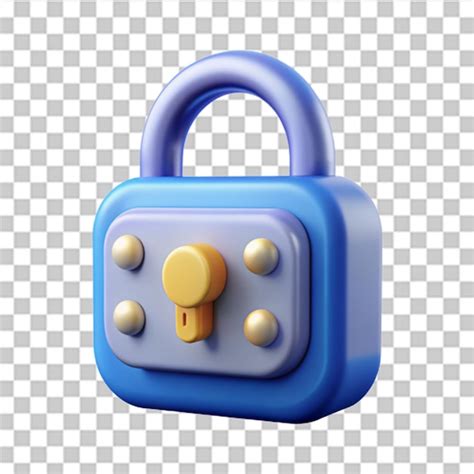 3d Password Protection Concept Cyber Security To Protect Personal Data Padlock Icon Information