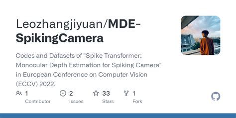 Github Leozhangjiyuan Mde Spikingcamera Codes And Datasets Of Spike Transformer Monocular