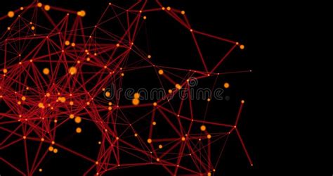 Abstract Background With Connecting Dots And Lines Network Connection