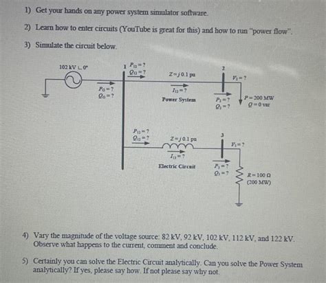 Please Use PSSE Software And Simulate It And Send The Chegg