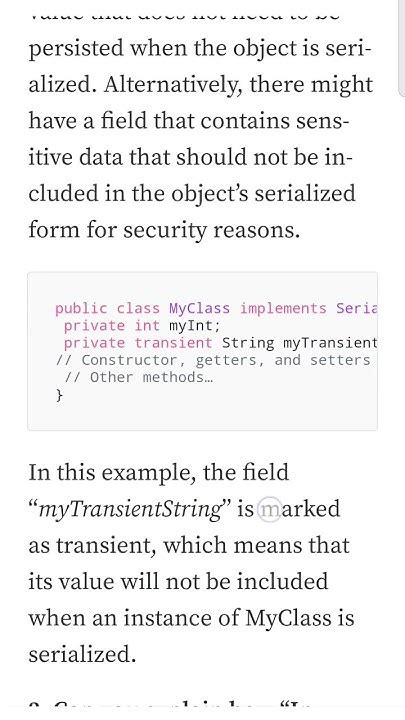 What Is The Purpose Of The Transient” Keyword In Java And How Can You Achieve Thatjava
