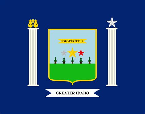 Greater Idaho Flag Concept Rvexillology