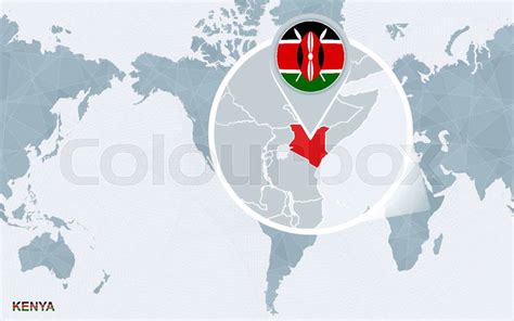Kenya On World Map
