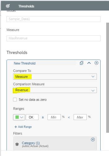 solved sac table threshold based on one kpi but display o sap
