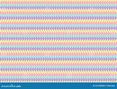 Abstract Seamless Gorgeous Geometric Fabric Textile Colorful Pastel Triangle Pattern Background