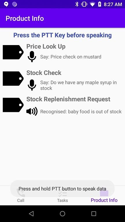 Giving Context To Speech With DataWedge And Voice Input Developer Portal