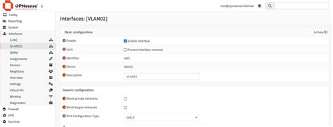 Dhcp Settings Unavailable And Enable Vlan Tagging For Lan Interface