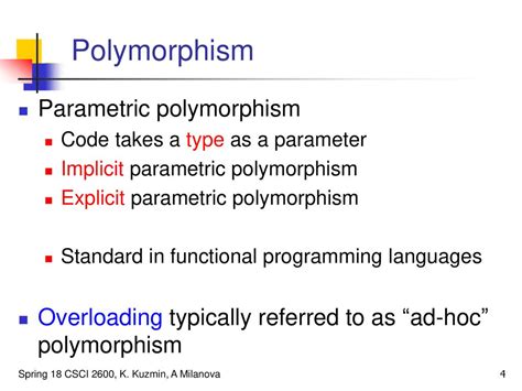 Parametric Polymorphism And Java Generics Ppt Download