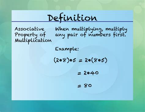 Math Definitions Collection Elementary Math Terms For Multiplication