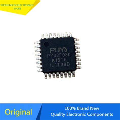 Puya Circuit intégré de microcontrôleur bits puce ARM Cortex M MCU IC PY F K T