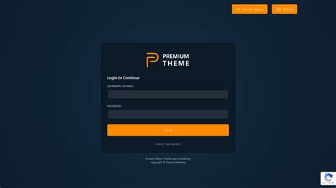 💼 • Premium Theme Pterodactyl V111x Pterodactyl Market