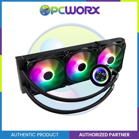 Tecware Eclipse 240 360 Argb Lcd Aio Cpu Cooler White Black Pcworx