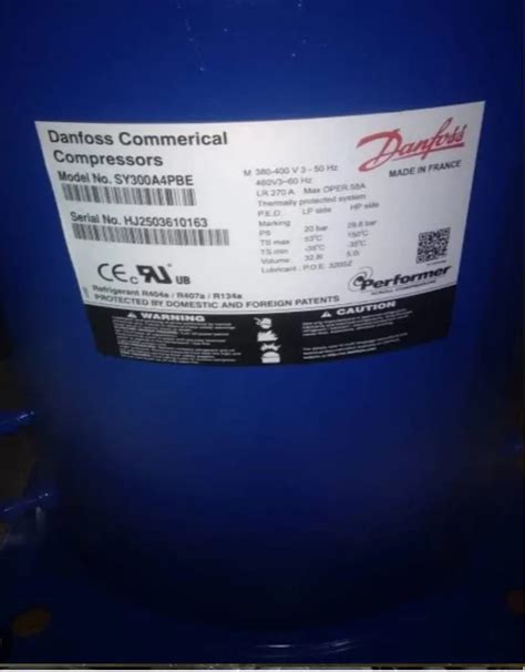 Danfoss Sy300a4cbe Scroll Compressor At ₹ 110000 Piece Danfoss Scroll Compressor In New Delhi