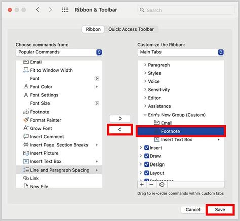 How To Customize The Ribbon In Word For Mac