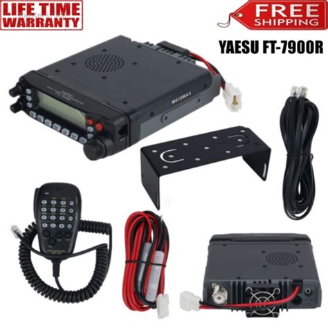 Yaesu Ft 7900r Dual Band Fm Transceiver Mobile Radio Uhf Vhf 50w Free