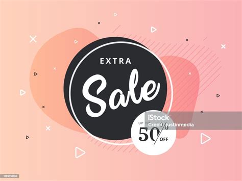 추가 판매 포스터 상용 할인 이벤트 배너 쇼핑 판매 제품 홍보를위한 소셜 미디어 웹 배너 벡터 배경입니다 Final Round에 대한 스톡 벡터 아트 및 기타 이미지