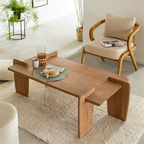 Table Basse Rectangle En Bois Dacacia Zola