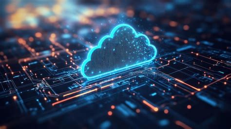 Cloud Computing And Digital Transformation Premium Ai Generated Image