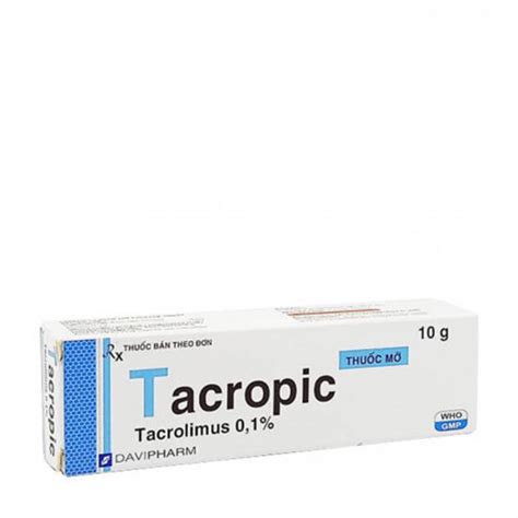 Thuốc Tacropic Tacrolimus 01 Điều Trị Eczema Hiệu Quả