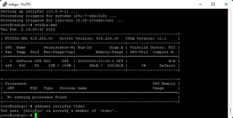 Nvidia Hardware Acceleration On Jellyfin Without Docker General Openmediavault