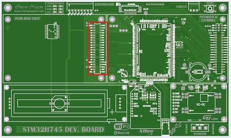 can i drive a 1280×720 display with the stm32h7x7 stmicroelectronics
