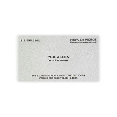 American Psycho Business Card Template