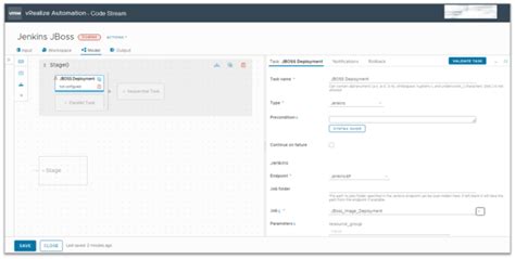 vrealize automation 8 code stream integrate jenkins as endpoint and